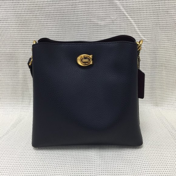 Bags | New Coach Willow Colorblock Leather Bucket Bag In Black | Poshmark
